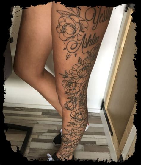 25 Bold And Beautiful Leg Tattoos For Women [2024]