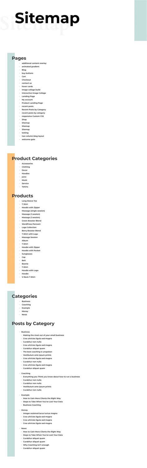 how to create a dynamic html sitemap page in divi elegant themes blog