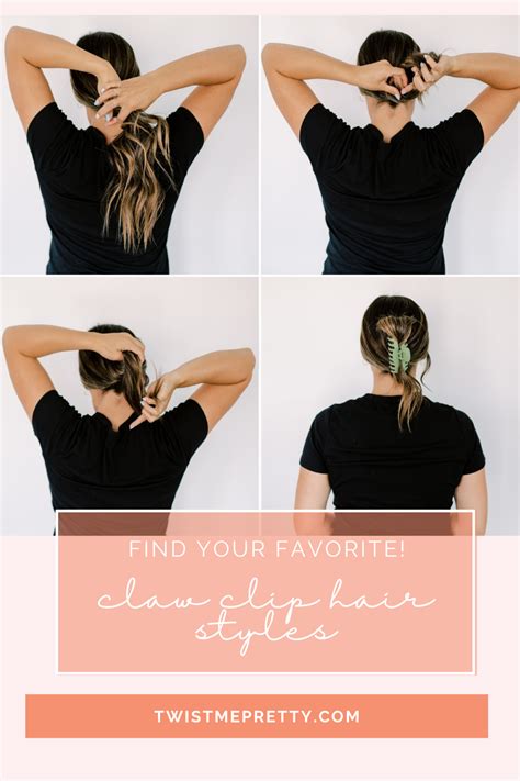 5 Ways To Style Claw Clips Twist Me Pretty