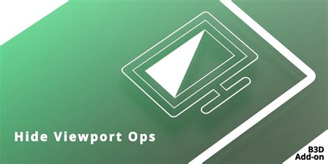 blender add on hide viewport ops