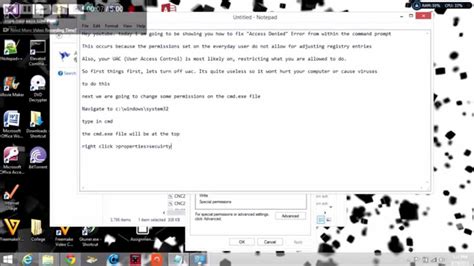 how to fix access denied error in command prompt youtube