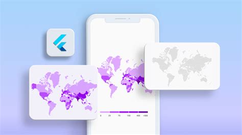 how to create a choropleth map in a flutter application
