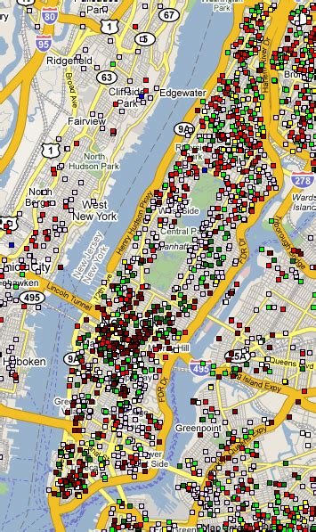 manhattan s registered sex offender map