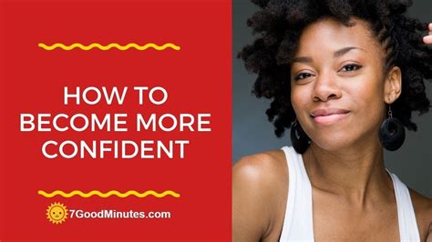 How To Become More Confident Youtube