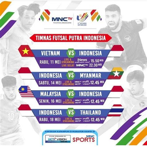 Ayo Timnas Futsal Harumkan Nama Indonesia Di Sea Games 2021