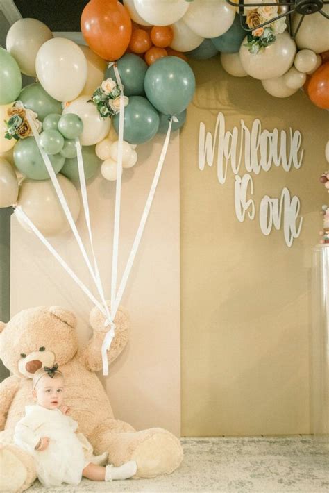 Ethereal Teddy Bear Birthday Party Karas Party Ideas Teddy Bear