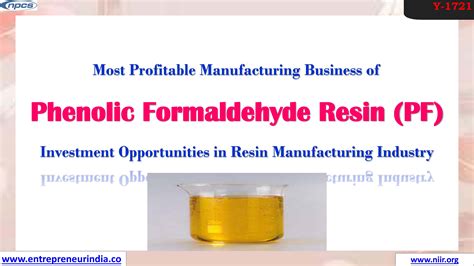 Most Profitable Manufacturing Business Of Phenolic Formaldehyde Resin