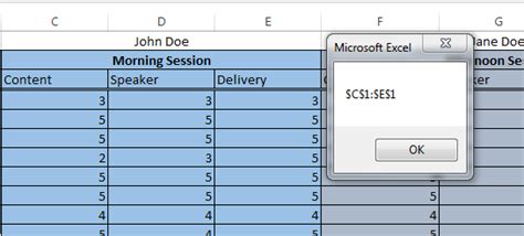 excel vba average all rows containing numerical values for each column
