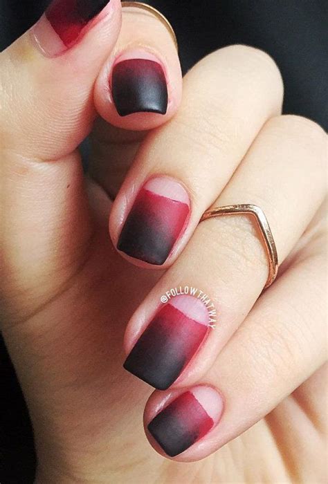 50 Half Moon Nail Art Ideas Cuded Moon Nails Half Moon Nails Fall