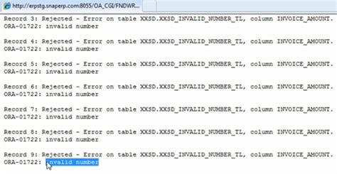 ora 01722 invalid number with sql loader