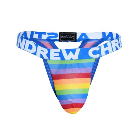 Andrew Christian Pride Sheer Mesh Thong