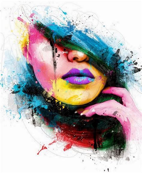 Arte Y Actividad Cultural Cuadros De Caras De Mujeres Modernos Obras