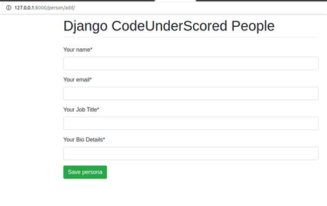 how to use bootstrap 4 forms with django code underscored