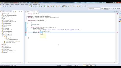 basic selenium program youtube