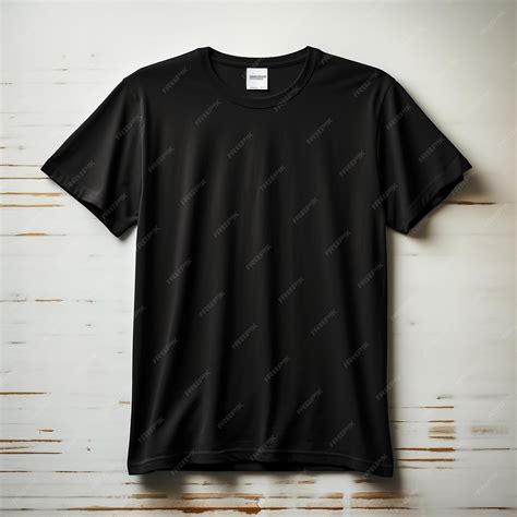 Premium Photo White And Black Tshirt Mockup Sport Blank Shirt
