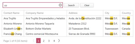 search panel asp web forms controls devexpress