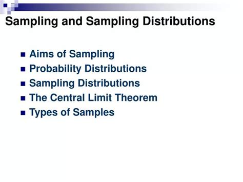 Ppt Sampling And Sampling Distributions Powerpoint Presentation Free