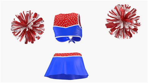 Cheerleader Outfit Set 3d Model 79 3ds Blend C4d Fbx Max Ma