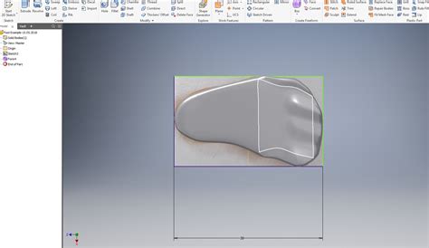 solved inventor freeform how to model rounded surface autodesk