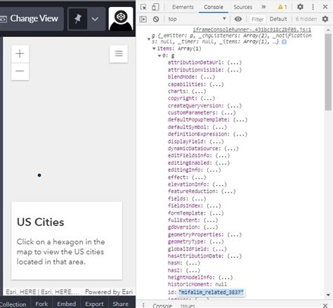 solved query features on a layer inside a webmap returns esri