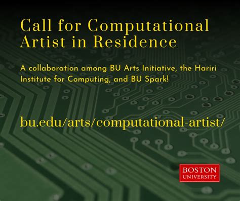 computational artist in residence arts initiative boston university