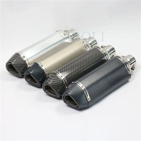 36 51mm Akrapovic Motorcycle Exhaust Muffler Modified Pipe Universal