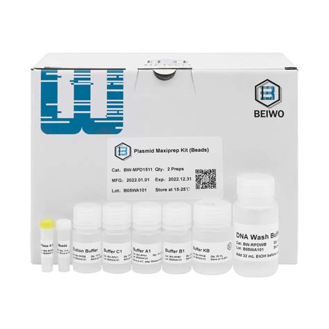 Chemical Reagent Endofree Plasmid Miniprep Kit Coli Plasmid Dna