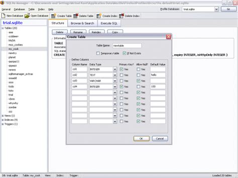 sqlite manager add ons for thunderbird