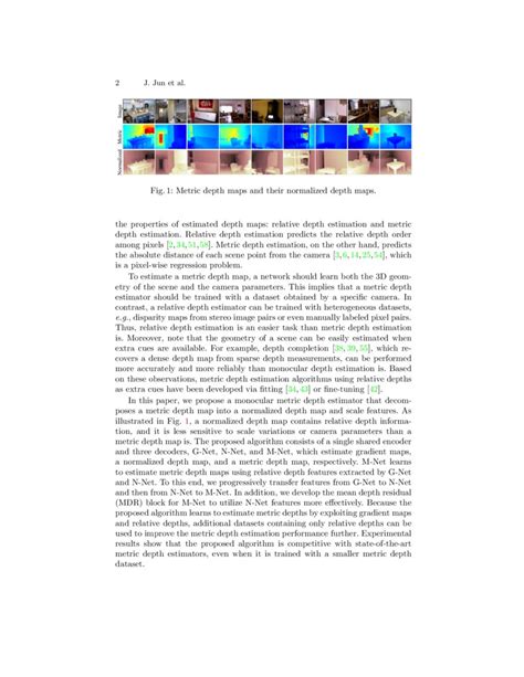 Depth Map Decomposition For Monocular Depth Estimation Deepai