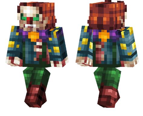 scary clown minecraft pe skins