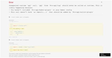 ts gql eslint plugin examples codesandbox