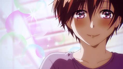 Kawai Ritsu Bokura Wa Minna Kawaisou Short Hair Brunette Purple Eyes