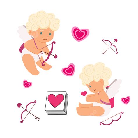 Arco Y Flecha De Cupido Rosa San Valentín Png Rosado El Día De San