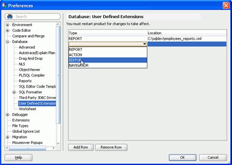 creating user defined extensions
