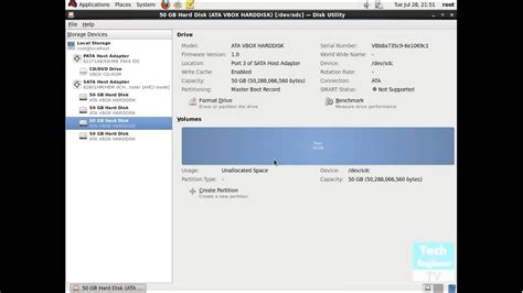 create delete mount partition via gui in rhel red hat enterprise