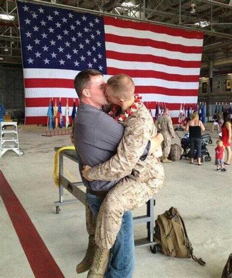 Gay Marines Kiss Was Four Years Of Pent Up Emotion And Secret Love