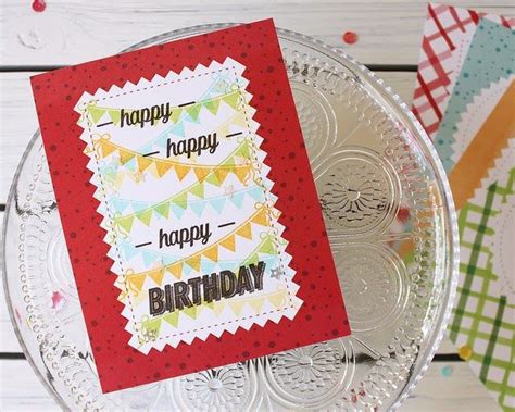 Happy Birthday Card By Lizzie Jones For Papertrey Ink April 2018