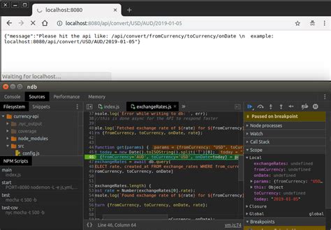 debugging nodejs applications using ndb step by step guide