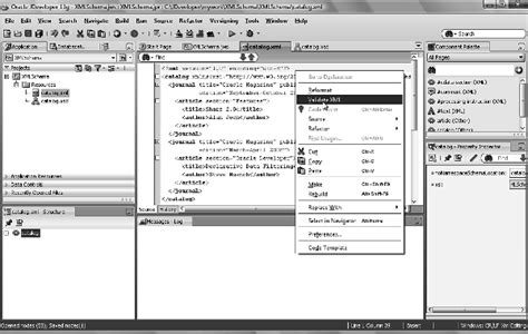 schema validation with oracle jdeveloper xdk 11g packt publishing