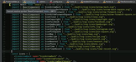 javascript cannot resolve symbol reactcomponent in webstorm stack