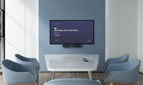 meetingbar a20 microsoft teams rooms system on android for small spaces