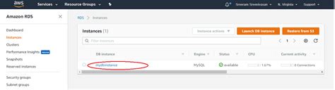 how to connect to amazon rds ubiq