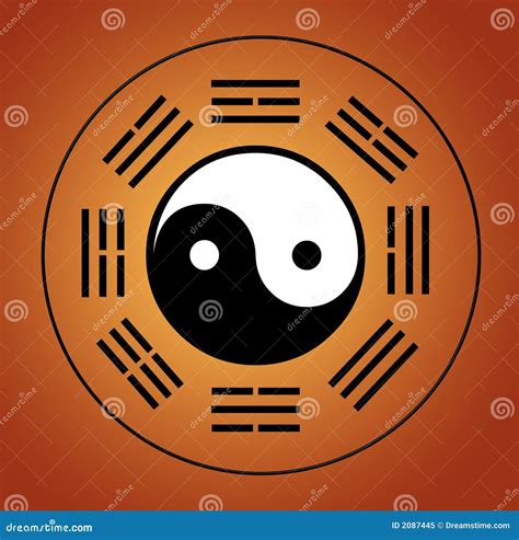 I Ching And Yin Yang Stock Illustration Illustration Of Oriental 2087445