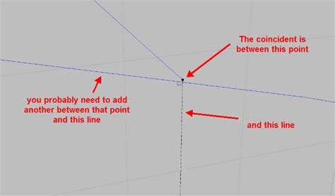 solved coincident lines not coincident autodesk community