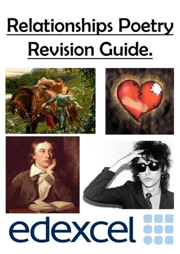 Edexcel Relationships Poems Revision Pack Teaching Resources