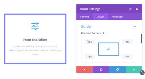 divi feature update advanced border options for all modules rows and
