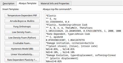 calibrate abaqus johnson cook model using mcalibration