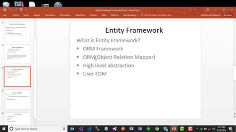 entity framework part 1 youtube