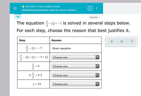 Arithmetic And Algebra Review Identifying Properties Us Math
