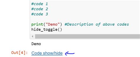 javascript how to hide code from cells in ipython notebook visualized